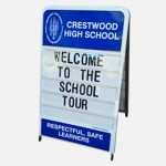 SIDE Talkers - Changeable A-Frame Signs - Signs by Signpac