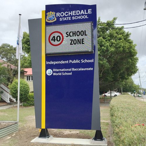 Quality signage drives school enrolments