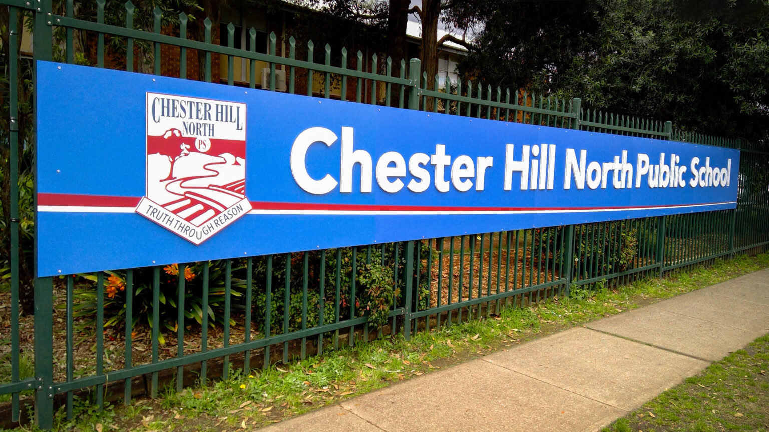 Fence Branding Signs for Schools – Custom School Fence Signage